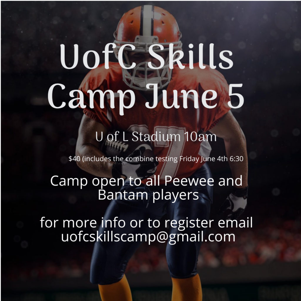 Schedule - Lethbridge Minor Football Association