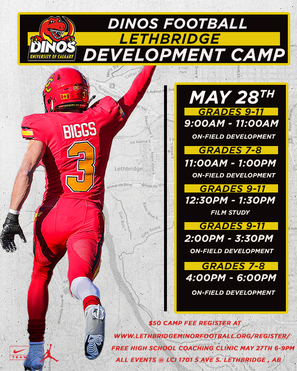 Schedule - Lethbridge Minor Football Association