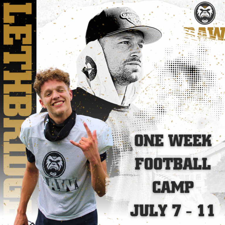 RAW Lethbridge Summer Camp - Lethbridge Minor Football Association